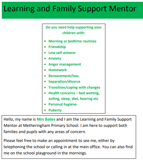 Metheringham Primary School - Learning and Family Support